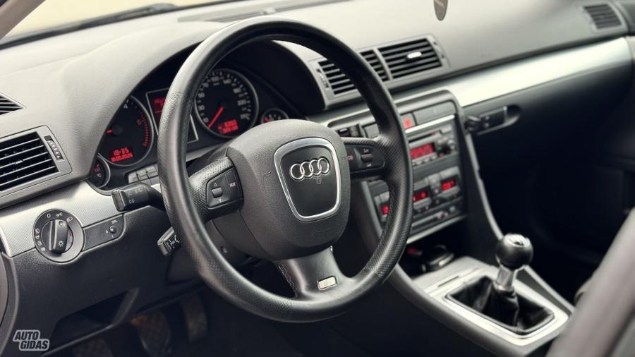 Black Audi A4 2005 in Radviliskis, with an engine capacity of 2.00 L and mileage of 328 thousand km for 3150 €, photo 17 on AUTOMOTO.COM.LV