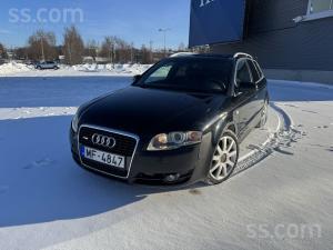 Black Audi A4 2005 in Riga, with an engine capacity of 2.00 L and mileage of 285 thousand km for 2895 €, photo  on AUTOMOTO.COM.LV