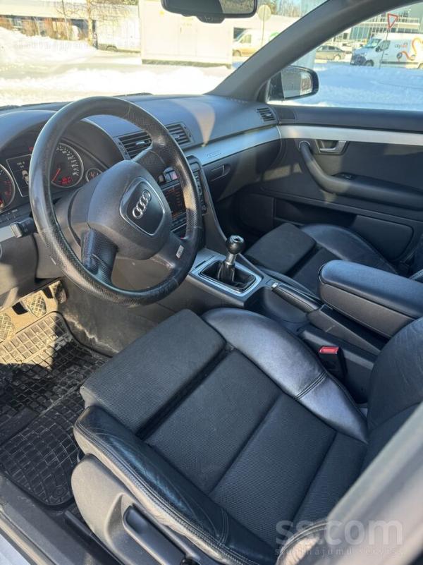 Melns Audi A4 2005 Rīga, ar dzinēja tilpumu 2.00 L un nobraukumu 285 tūkst. km par 2895 €, foto 6 vietnē AUTOMOTO.COM.LV