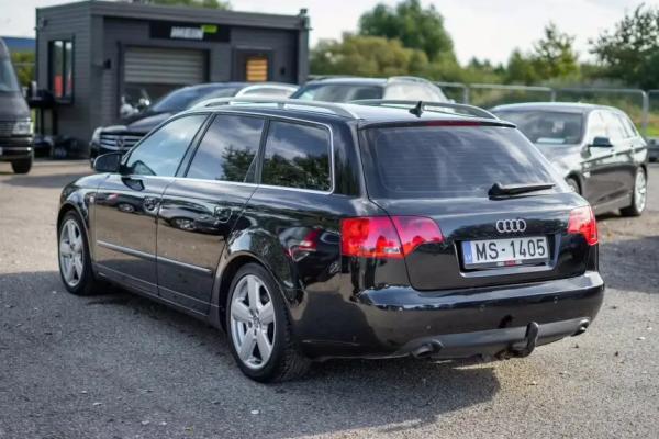 Black Audi A4 2005 in Liepaja, with an engine capacity of 3.00 L and mileage of 301 thousand km for 4850 €, photo 2 on AUTOMOTO.COM.LV