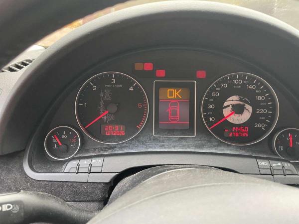 Черный Ауди А4 2005 в Каунас, объемом двигателя 1.97 л и пробегом 279 тыс. км за 999 €, фото 7 на AUTOMOTO.COM.LV