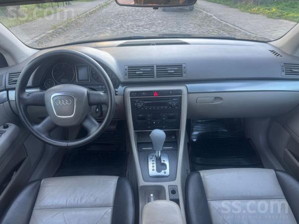 Black Audi A4 2005 in Jelgava, with an engine capacity of 2.00 L and mileage of 367 thousand km for 3250 €, photo 7 on AUTOMOTO.COM.LV
