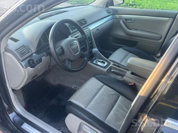 Black Audi A4 2005 in Jelgava, with an engine capacity of 2.00 L and mileage of 367 thousand km for 3250 €, photo 8 on AUTOMOTO.COM.LV
