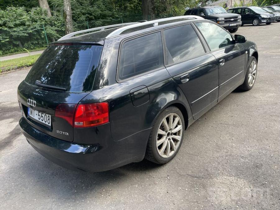 Black Audi A4 2005 in Jurmala, with an engine capacity of 2.00 L and mileage of 0 thousand km for 690 €, photo 6 on AUTOMOTO.COM.LV