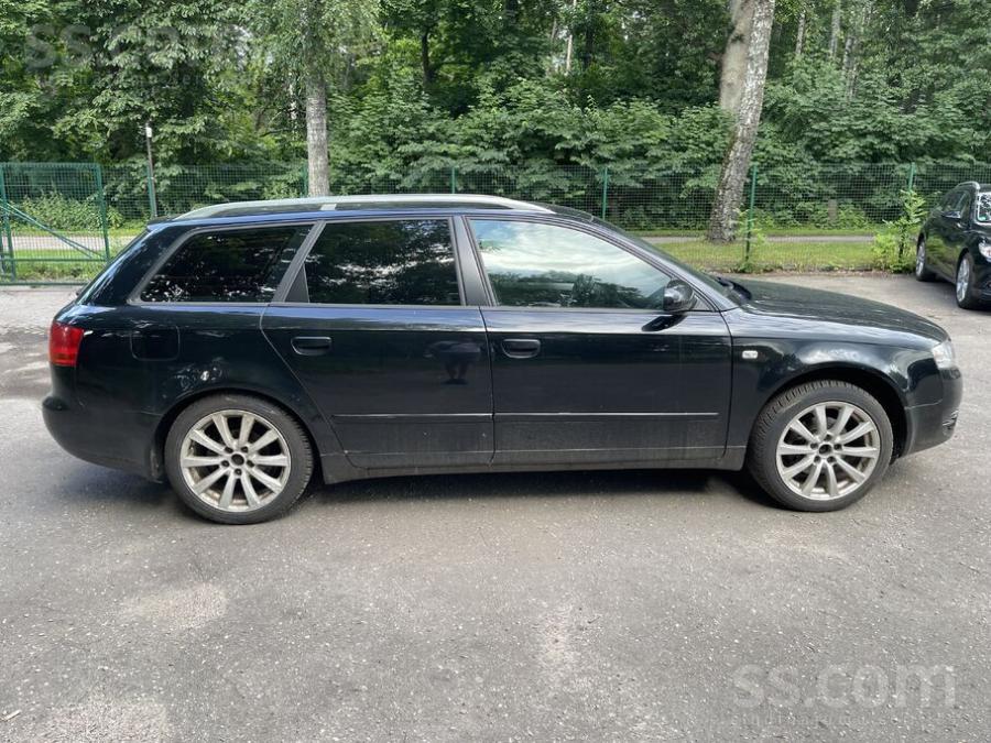 Black Audi A4 2005 in Jurmala, with an engine capacity of 2.00 L and mileage of 0 thousand km for 690 €, photo 7 on AUTOMOTO.COM.LV