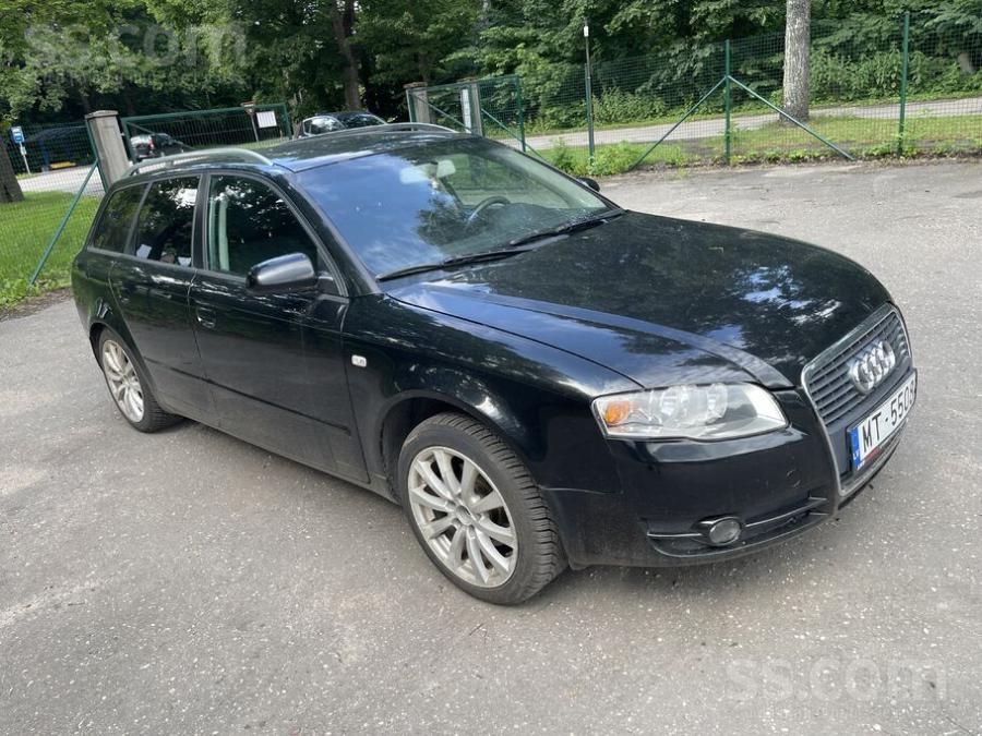 Black Audi A4 2005 in Jurmala, with an engine capacity of 2.00 L and mileage of 0 thousand km for 690 €, photo 8 on AUTOMOTO.COM.LV