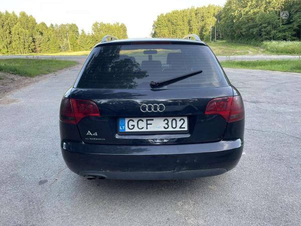 Black Audi A4 2005 in Anyksciai, with an engine capacity of 1.99 L and mileage of 353 thousand km for 999 €, photo 4 on AUTOMOTO.COM.LV