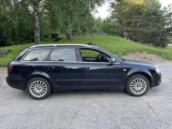 Black Audi A4 2005 in Anyksciai, with an engine capacity of 1.99 L and mileage of 353 thousand km for 999 €, photo 6 on AUTOMOTO.COM.LV