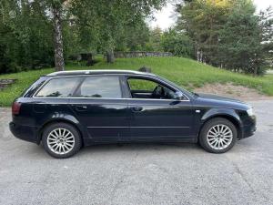 Black Audi A4 2005 in Anyksciai, with an engine capacity of 1.99 L and mileage of 353 thousand km for 999 €, photo 7 on AUTOMOTO.COM.LV