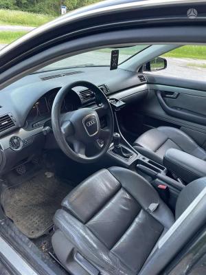 Black Audi A4 2005 in Anyksciai, with an engine capacity of 1.99 L and mileage of 353 thousand km for 999 €, photo 9 on AUTOMOTO.COM.LV