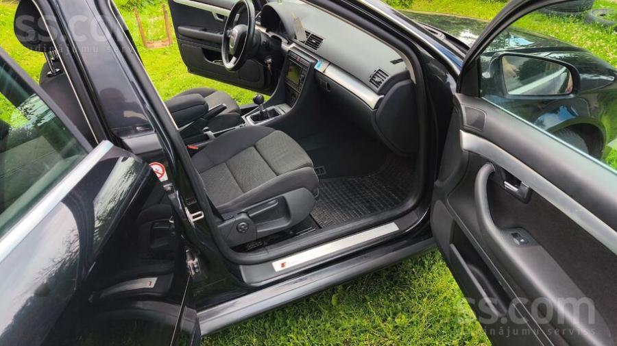Black Audi A4 2005 in Ludza, with an engine capacity of 2.00 L and mileage of 368 thousand km for 2000 €, photo 6 on AUTOMOTO.COM.LV