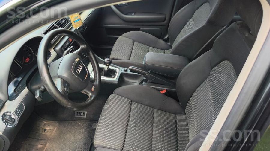Black Audi A4 2005 in Ludza, with an engine capacity of 2.00 L and mileage of 368 thousand km for 2000 €, photo 12 on AUTOMOTO.COM.LV