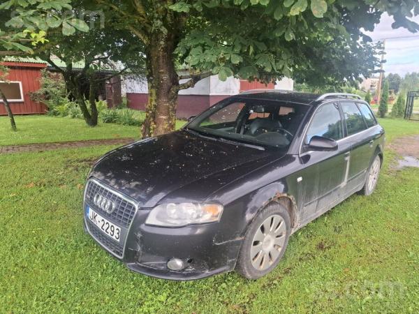 Black Audi A4 2005 in Aizkraukle, with an engine capacity of 2.00 L and mileage of 457 thousand km for 1500 €, photo 1 on AUTOMOTO.COM.LV