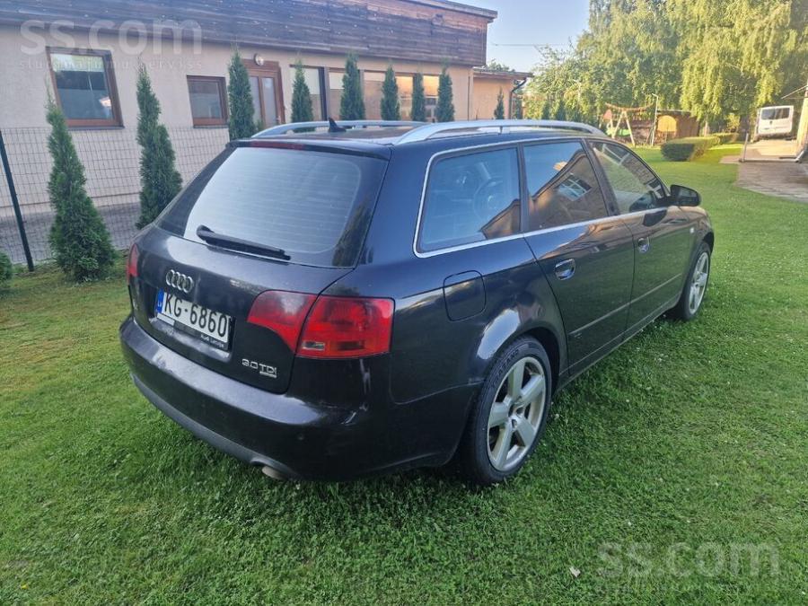 Черный Ауди А4 2005 в Валка, объемом двигателя 3.00 л и пробегом 488 тыс. км за 1400 €, фото 3 на AUTOMOTO.COM.LV