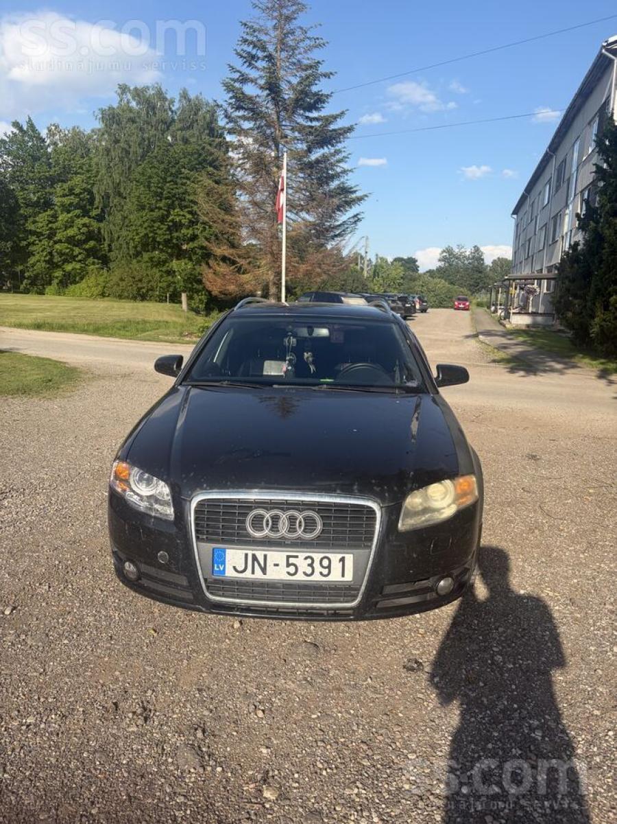 Черный Ауди А4 2005 в Тукумс, объемом двигателя 2.00 л и пробегом 385 тыс. км за 2000 €, фото 1 на AUTOMOTO.COM.LV