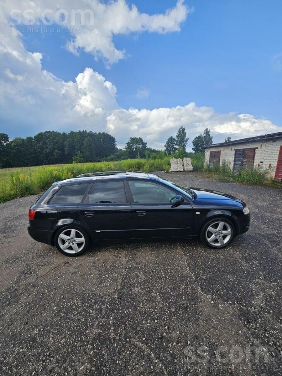 Black Audi A4 2005 in Limbazi, with an engine capacity of 2.00 L and mileage of 400 thousand km for 2500 €, photo 4 on AUTOMOTO.COM.LV