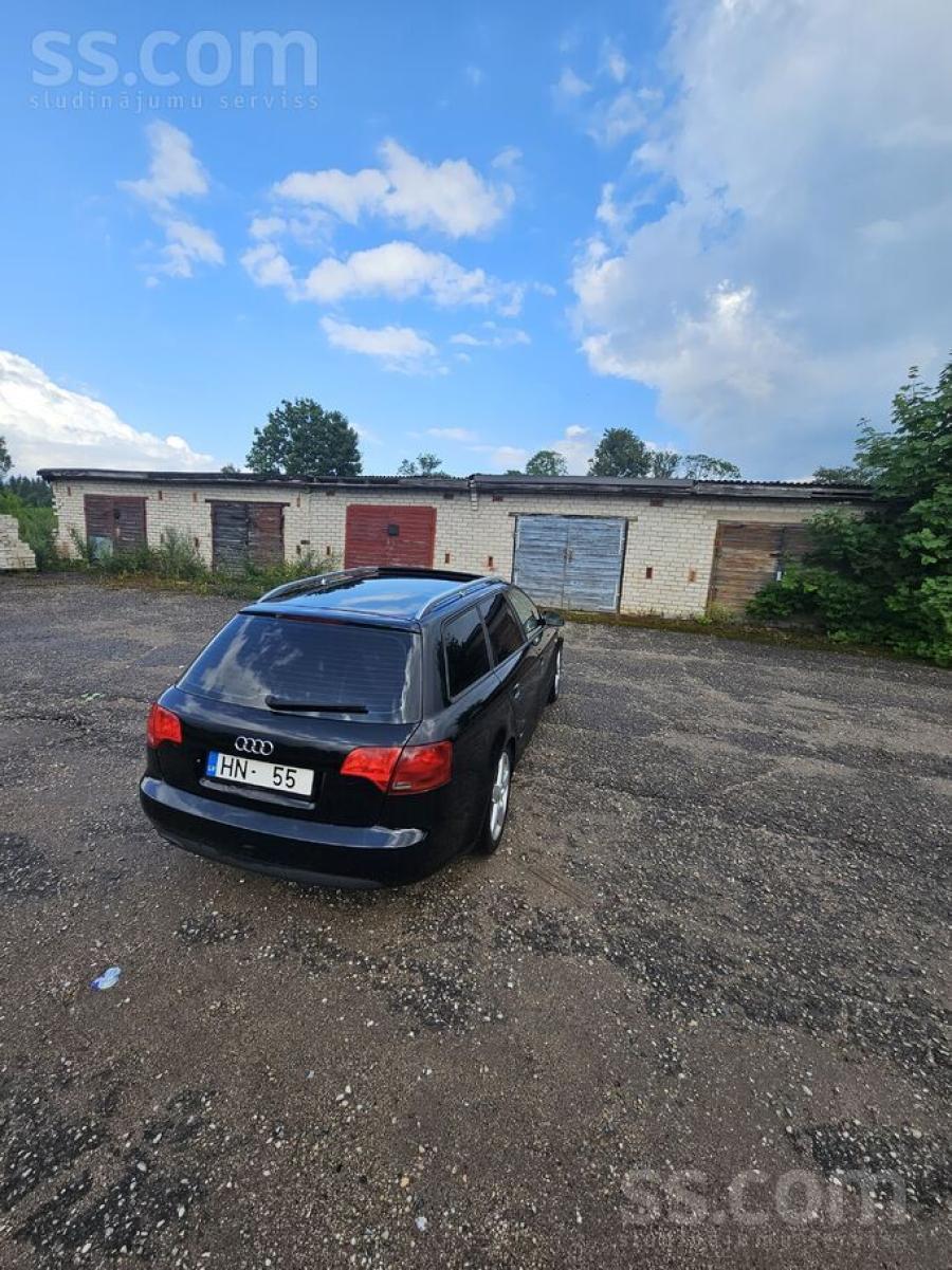 Black Audi A4 2005 in Limbazi, with an engine capacity of 2.00 L and mileage of 400 thousand km for 2500 €, photo 6 on AUTOMOTO.COM.LV