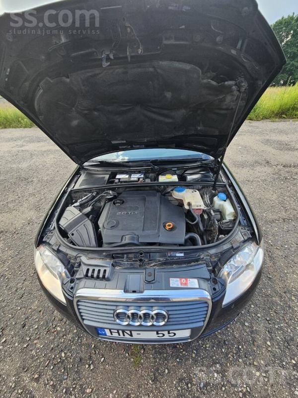 Black Audi A4 2005 in Limbazi, with an engine capacity of 2.00 L and mileage of 400 thousand km for 2500 €, photo 7 on AUTOMOTO.COM.LV