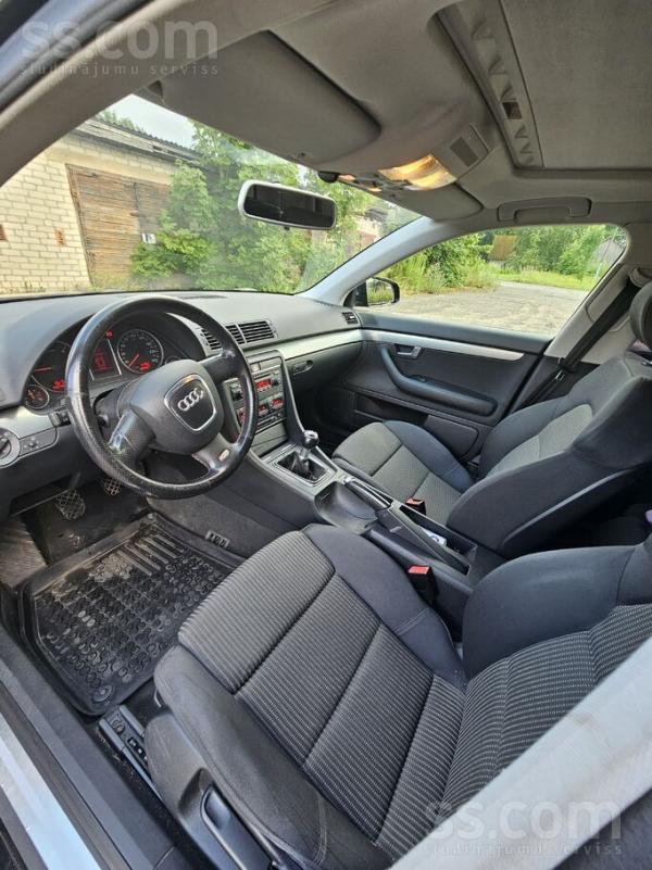 Black Audi A4 2005 in Limbazi, with an engine capacity of 2.00 L and mileage of 400 thousand km for 2500 €, photo 8 on AUTOMOTO.COM.LV