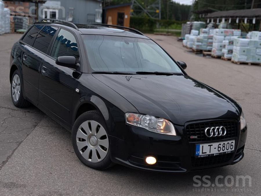Melns Audi A4 2005 Rīga, ar dzinēja tilpumu 2.00 L un nobraukumu 390 tūkst. km par 1690 €, foto 1 vietnē AUTOMOTO.COM.LV