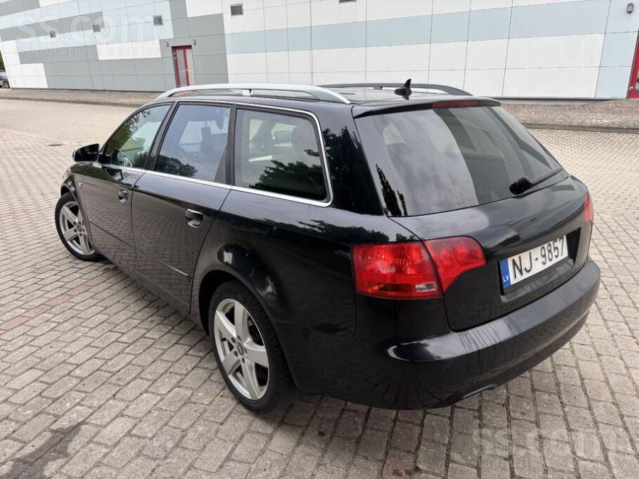 Black Audi A4 2005 in Dobele, with an engine capacity of 1.90 L and mileage of 386 thousand km for 2500 €, photo 5 on AUTOMOTO.COM.LV