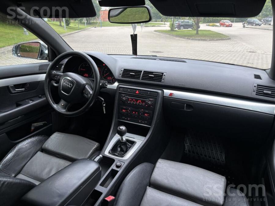 Black Audi A4 2005 in Dobele, with an engine capacity of 1.90 L and mileage of 386 thousand km for 2500 €, photo 6 on AUTOMOTO.COM.LV