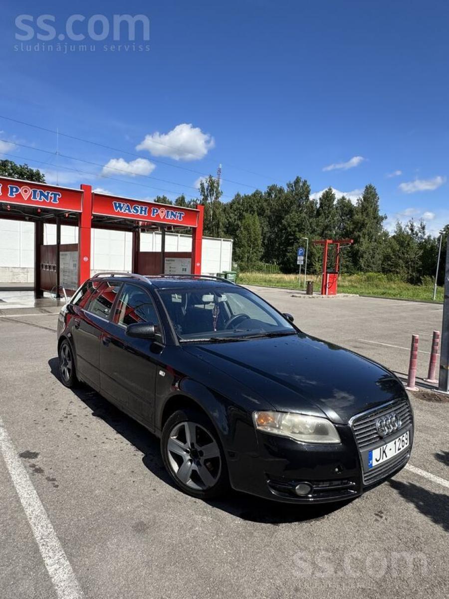 Melns Audi A4 2005 Rīga, ar dzinēja tilpumu 2.00 L un nobraukumu 349 tūkst. km par 2150 €, foto 1 vietnē AUTOMOTO.COM.LV