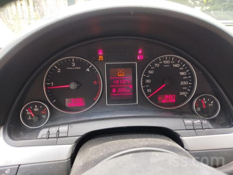 Melns Audi A4 2005 Gulbene, ar dzinēja tilpumu 2.50 L un nobraukumu 302 tūkst. km par 750 €, foto 17 vietnē AUTOMOTO.COM.LV
