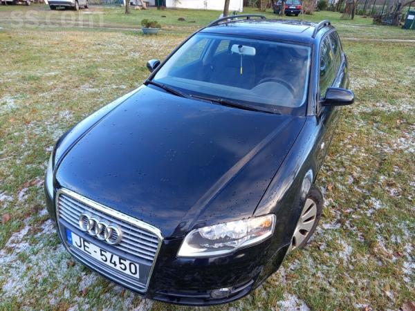 Black Audi A4 2005 in Riga, with an engine capacity of 2.00 L and mileage of 380 thousand km for 2300 €, photo 1 on AUTOMOTO.COM.LV