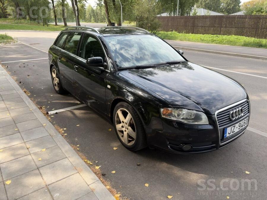 Melns Audi A4 2005 Rīga, ar dzinēja tilpumu 2.00 L un nobraukumu 345 tūkst. km par 1100 €, foto 1 vietnē AUTOMOTO.COM.LV