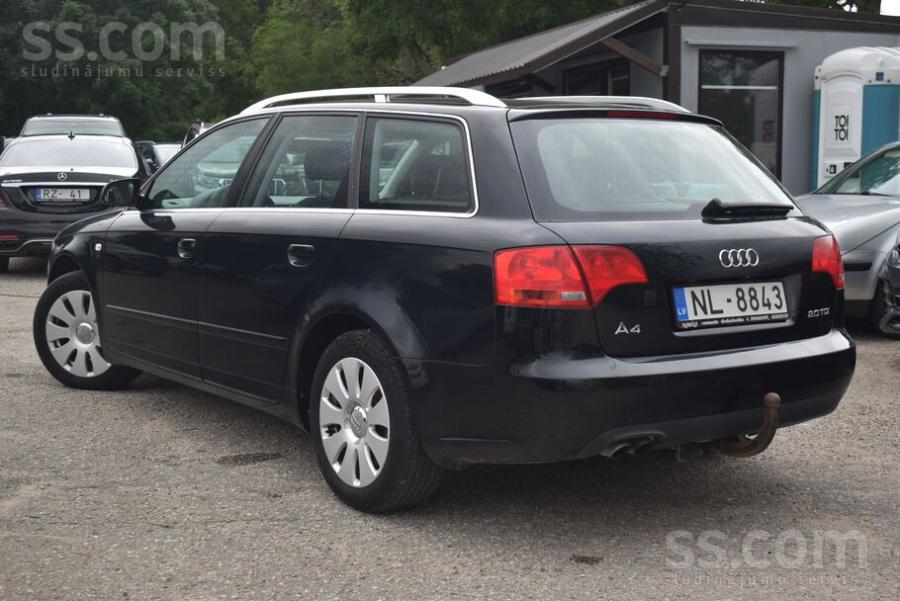 Black Audi A4 2005 in Kuldiga, with an engine capacity of 2.00 L and mileage of 0 thousand km for 3350 €, photo 4 on AUTOMOTO.COM.LV