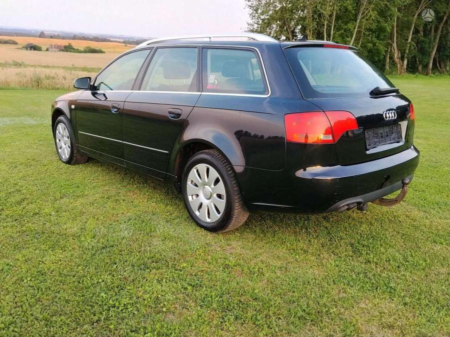 Black Audi A4 2005 in Marijampole, with an engine capacity of 1.99 L and mileage of 312 thousand km for 2350 €, photo 7 on AUTOMOTO.COM.LV