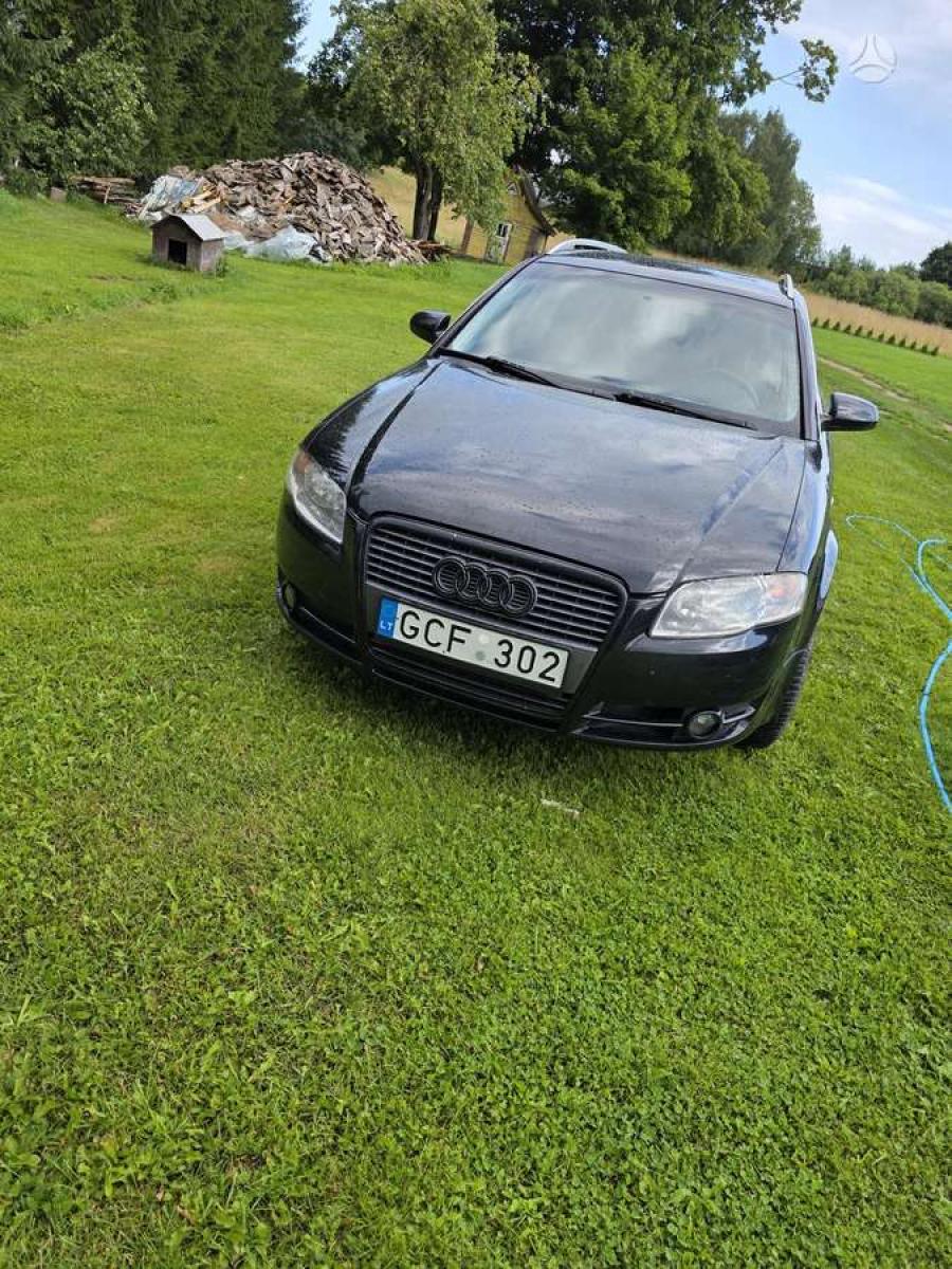 Black Audi A4 2005 in Rokiskis, with an engine capacity of 1.99 L and mileage of 35 thousand km for 1150 €, photo 7 on AUTOMOTO.COM.LV