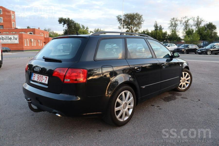 Black Audi A4 2005 in Riga, with an engine capacity of 3.00 L and mileage of 340 thousand km for 4990 €, photo 5 on AUTOMOTO.COM.LV