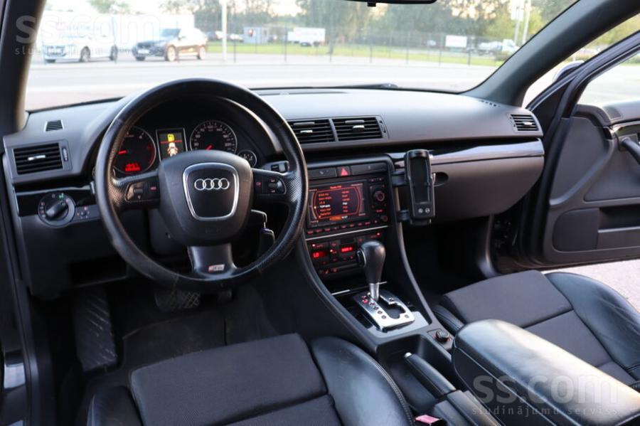 Black Audi A4 2005 in Riga, with an engine capacity of 3.00 L and mileage of 340 thousand km for 4990 €, photo 6 on AUTOMOTO.COM.LV