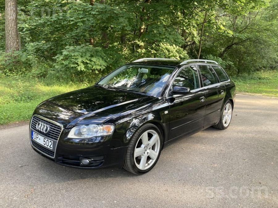 Black Audi A4 2005 in Riga, with an engine capacity of 1.90 L and mileage of 382 thousand km for 3150 €, photo 1 on AUTOMOTO.COM.LV
