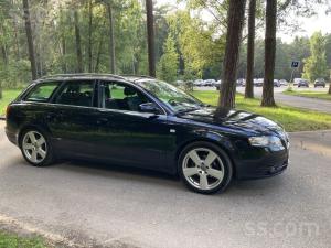Black Audi A4 2005 in Riga, with an engine capacity of 1.90 L and mileage of 382 thousand km for 3150 €, photo 3 on AUTOMOTO.COM.LV
