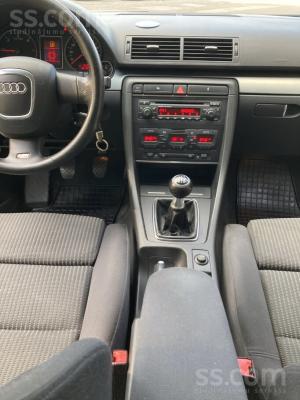 Black Audi A4 2005 in Riga, with an engine capacity of 1.90 L and mileage of 382 thousand km for 3150 €, photo 7 on AUTOMOTO.COM.LV