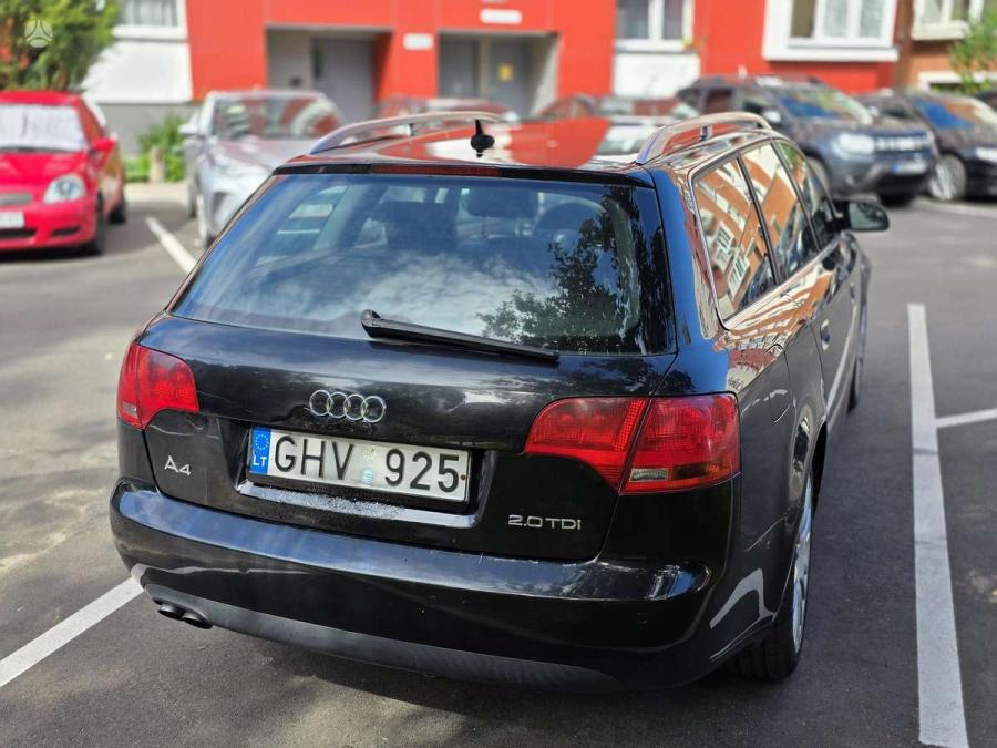 Black Audi A4 2005 in Vilnius, with an engine capacity of 1.99 L and mileage of 420 thousand km for 1600 €, photo 5 on AUTOMOTO.COM.LV