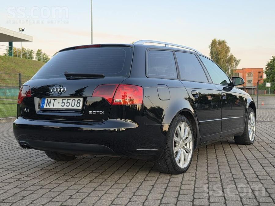 Black Audi A4 2005 in Jelgava, with an engine capacity of 2.00 L and mileage of 444 thousand km for 1980 €, photo 3 on AUTOMOTO.COM.LV