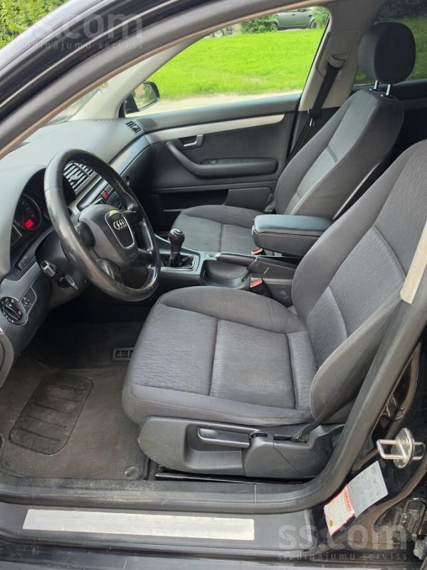 Melns Audi A4 2005 Jelgava, ar dzinēja tilpumu 2.00 L un nobraukumu 444 tūkst. km par 1980 €, foto 10 vietnē AUTOMOTO.COM.LV