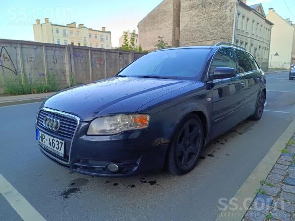 Черный Ауди А4 2005 в Рига, объемом двигателя 1.60 л и пробегом 327 тыс. км за 1500 €, фото 1 на AUTOMOTO.COM.LV