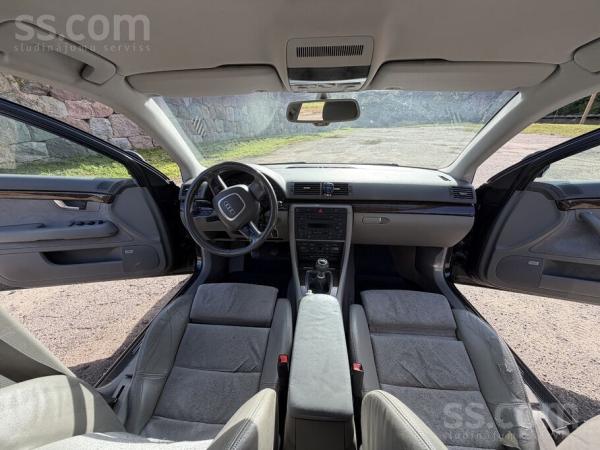 Black Audi A4 2005 in Daugavpils, with an engine capacity of 2.00 L and mileage of 311 thousand km for 2750 €, photo 10 on AUTOMOTO.COM.LV