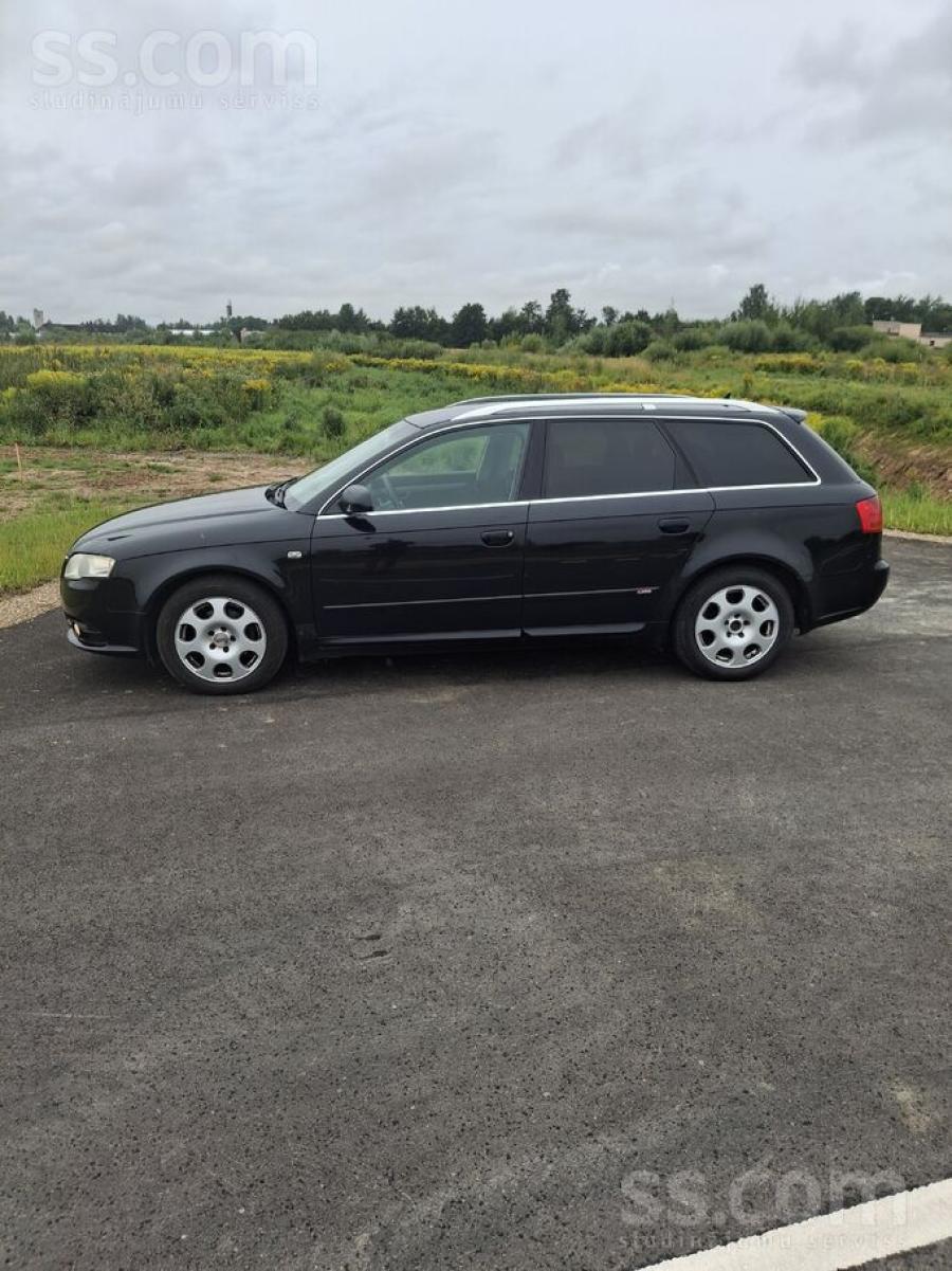 Black Audi A4 2005 in Bauska, with an engine capacity of 2.00 L and mileage of 377 thousand km for 2990 €, photo 4 on AUTOMOTO.COM.LV