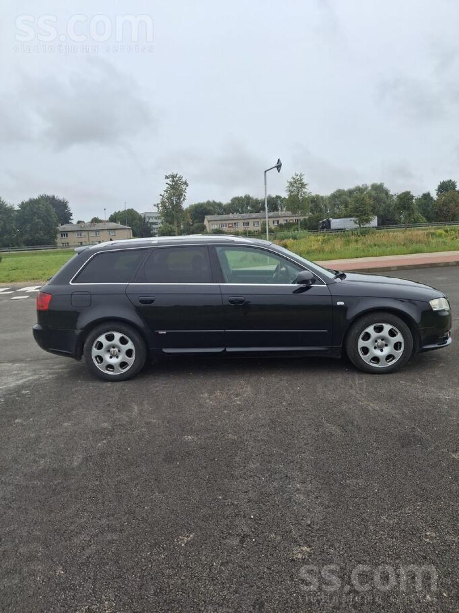 Black Audi A4 2005 in Bauska, with an engine capacity of 2.00 L and mileage of 377 thousand km for 2990 €, photo 6 on AUTOMOTO.COM.LV