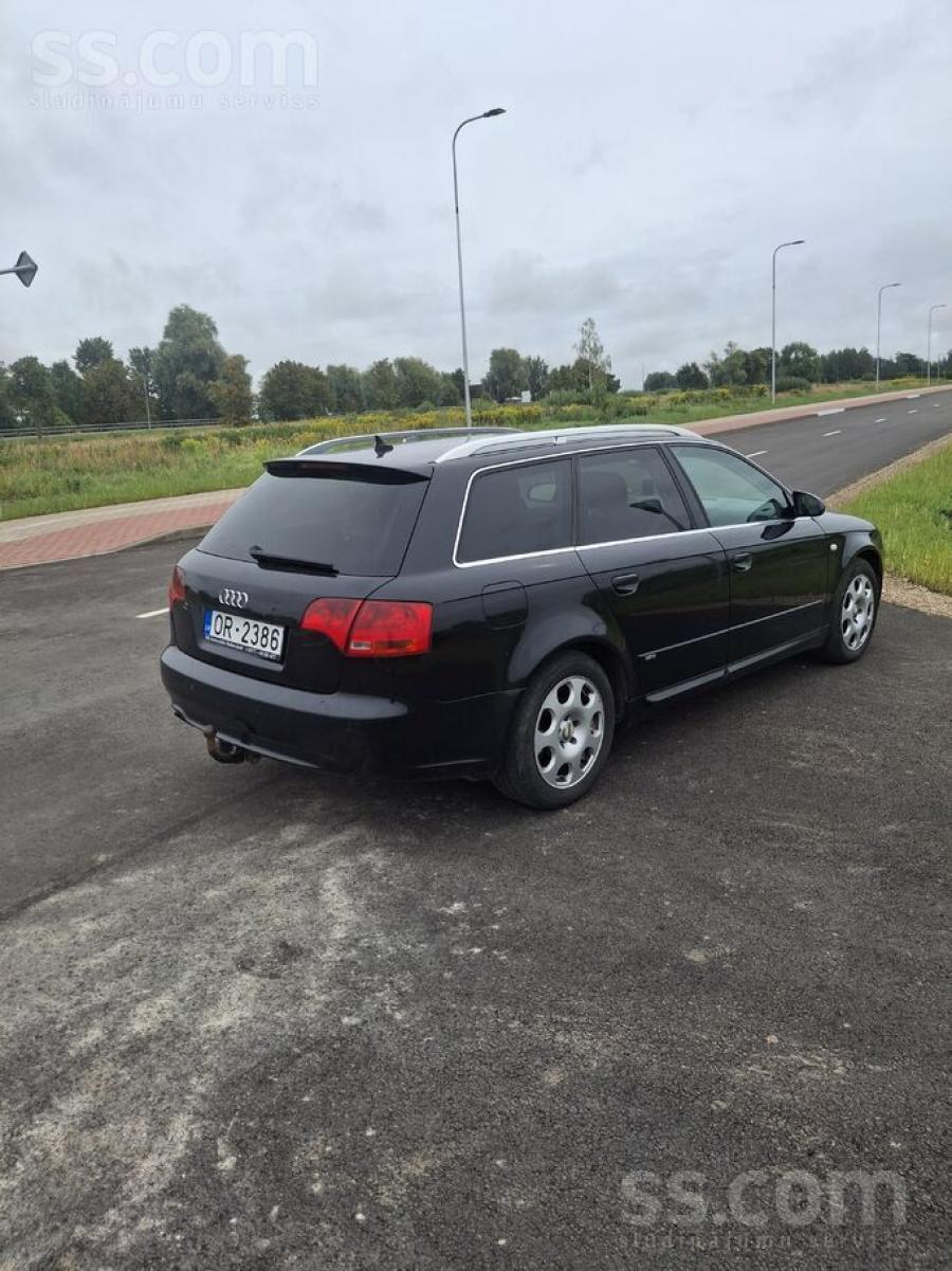 Black Audi A4 2005 in Bauska, with an engine capacity of 2.00 L and mileage of 377 thousand km for 2990 €, photo 7 on AUTOMOTO.COM.LV