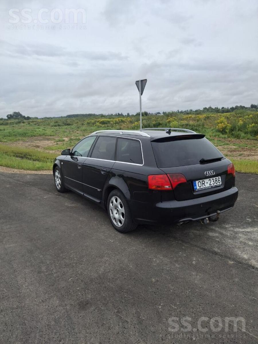 Black Audi A4 2005 in Bauska, with an engine capacity of 2.00 L and mileage of 377 thousand km for 2990 €, photo 9 on AUTOMOTO.COM.LV