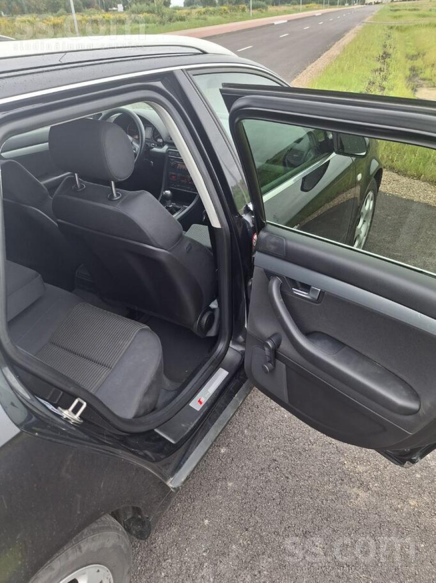 Black Audi A4 2005 in Bauska, with an engine capacity of 2.00 L and mileage of 377 thousand km for 2990 €, photo 15 on AUTOMOTO.COM.LV