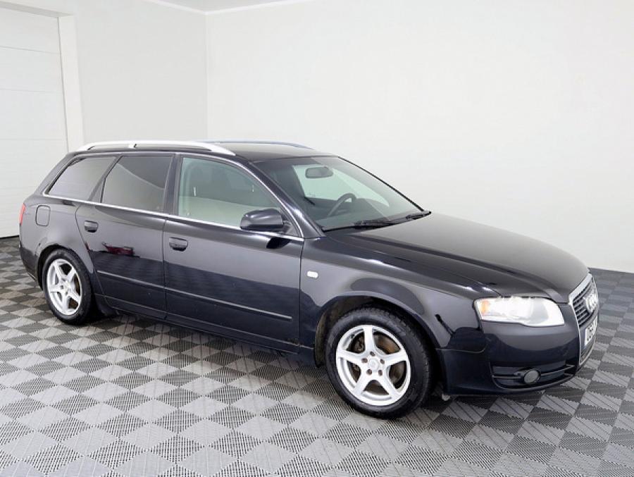 Black Audi A4 2005 in Tallinn, with an engine capacity of 1.90 L and mileage of 292 thousand km for 1399 €, photo 1 on AUTOMOTO.COM.LV