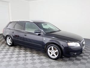 Black Audi A4 2005 in Tallinn, with an engine capacity of 1.90 L and mileage of 292 thousand km for 1399 €, photo  on AUTOMOTO.COM.LV